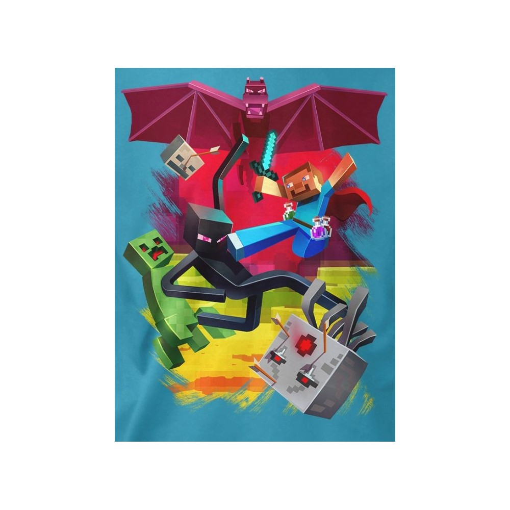 Tričko Minecraft SamCube Battle dětské - JINXSHOP